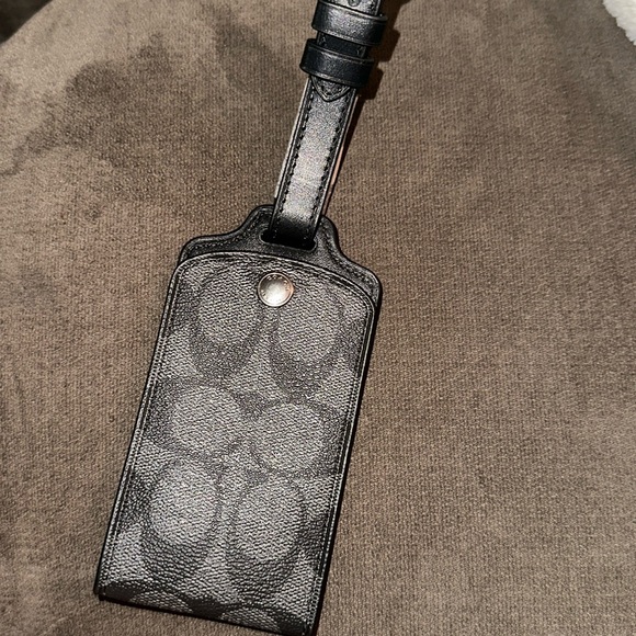 Coach | Accessories | Coach Black Luggage Tag | Poshmark